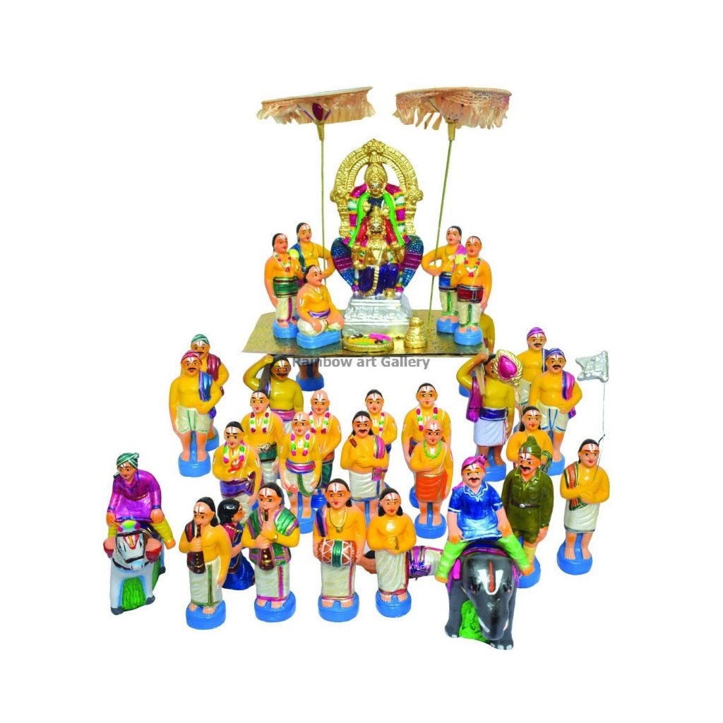 Arupadai Murugan Set(Clay) - Navarathri Golu Dolls Online Shopping @JJ ...
