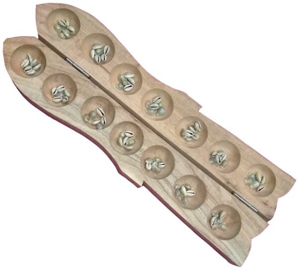 JJ Modern's 90s Kids Toys Wooden Polished Pallanguzhi with sozhi (1 ...