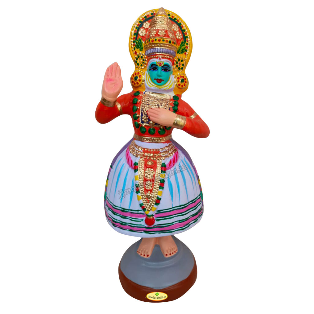 J.J.Modern Designs Thanjavur Doll Raja/Rani Set-16 Inch - Navarathri ...