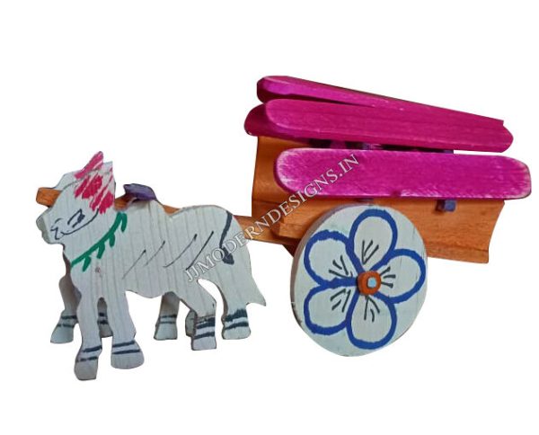 Mattu vandi Small 4 Inch (Wood) - Navarathri Golu Dolls Online Shopping ...