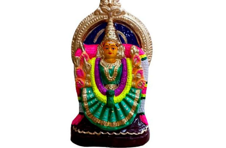 Samundeeswari Amman 9.5 Inch (Clay) - Navarathri Golu Dolls Online ...