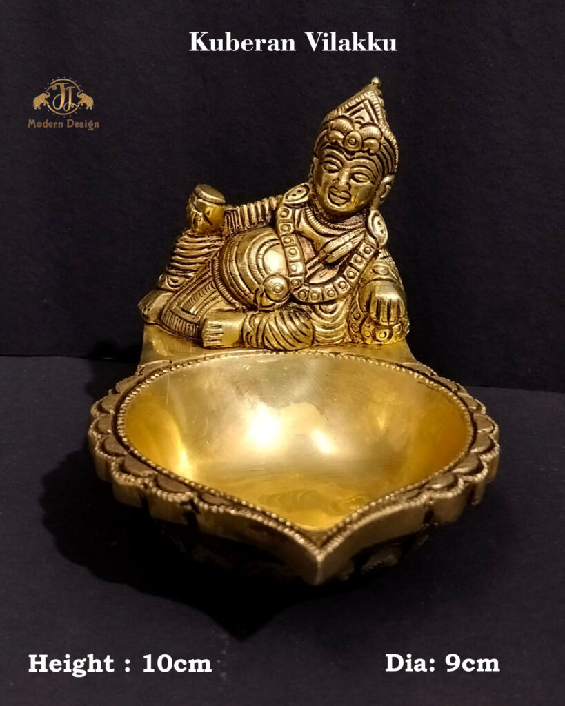 Brass Kuberan Vilakku Height- 10 Cm - Navarathri Golu Dolls Online ...