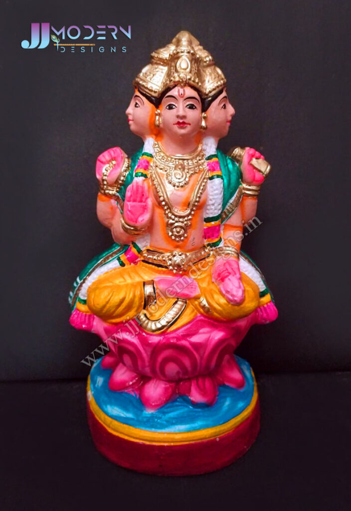 Brahma 13 Inch (Clay) - Navarathri Golu Dolls Online Shopping @JJ ...