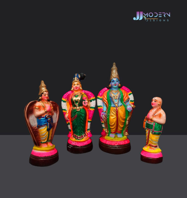 Andal Rangamannar Garudan 11 Inch (Clay) - Navarathri Golu Dolls Online ...