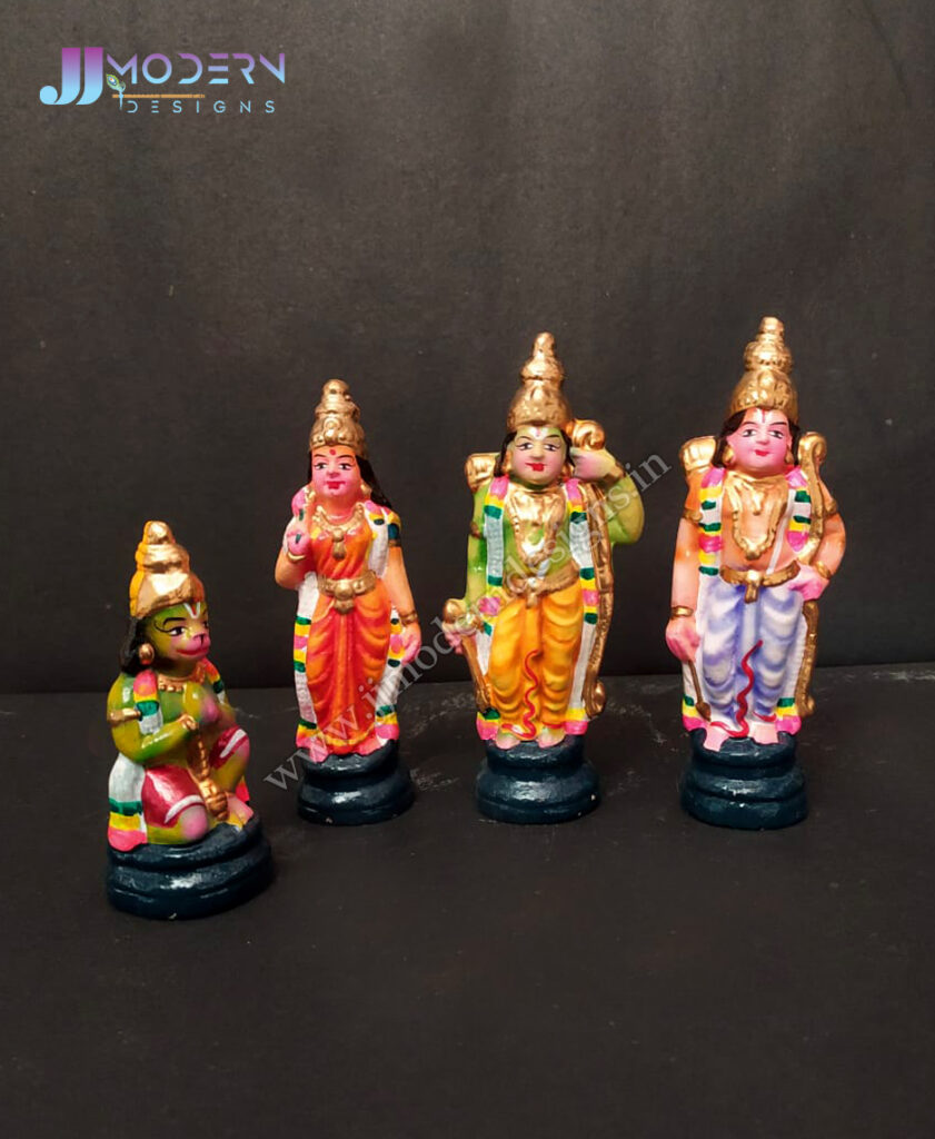 Ramar Set 7 Inch (Clay) - Navarathri Golu Dolls Online Shopping @JJ ...