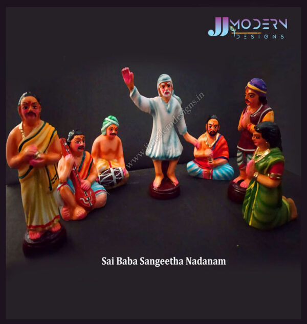 Sai Baba Sangeetha Nadanam (P/M) - Navarathri Golu Dolls Online ...