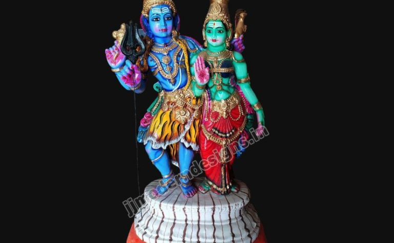 Sivan Parvathi 3 Feet (P/M) - Navarathri Golu Dolls Online Shopping @JJ ...