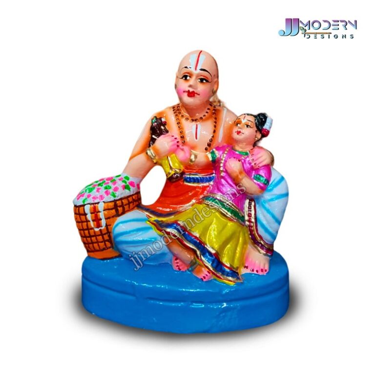 Periyazhwar Andal 11 Inc (Clay) - Navarathri Golu Dolls Online Shopping ...