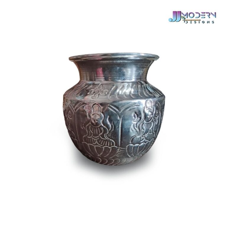 Germen Silver Round Ashta Lakshmi Kalash 5 Inc - Navarathri Golu Dolls ...